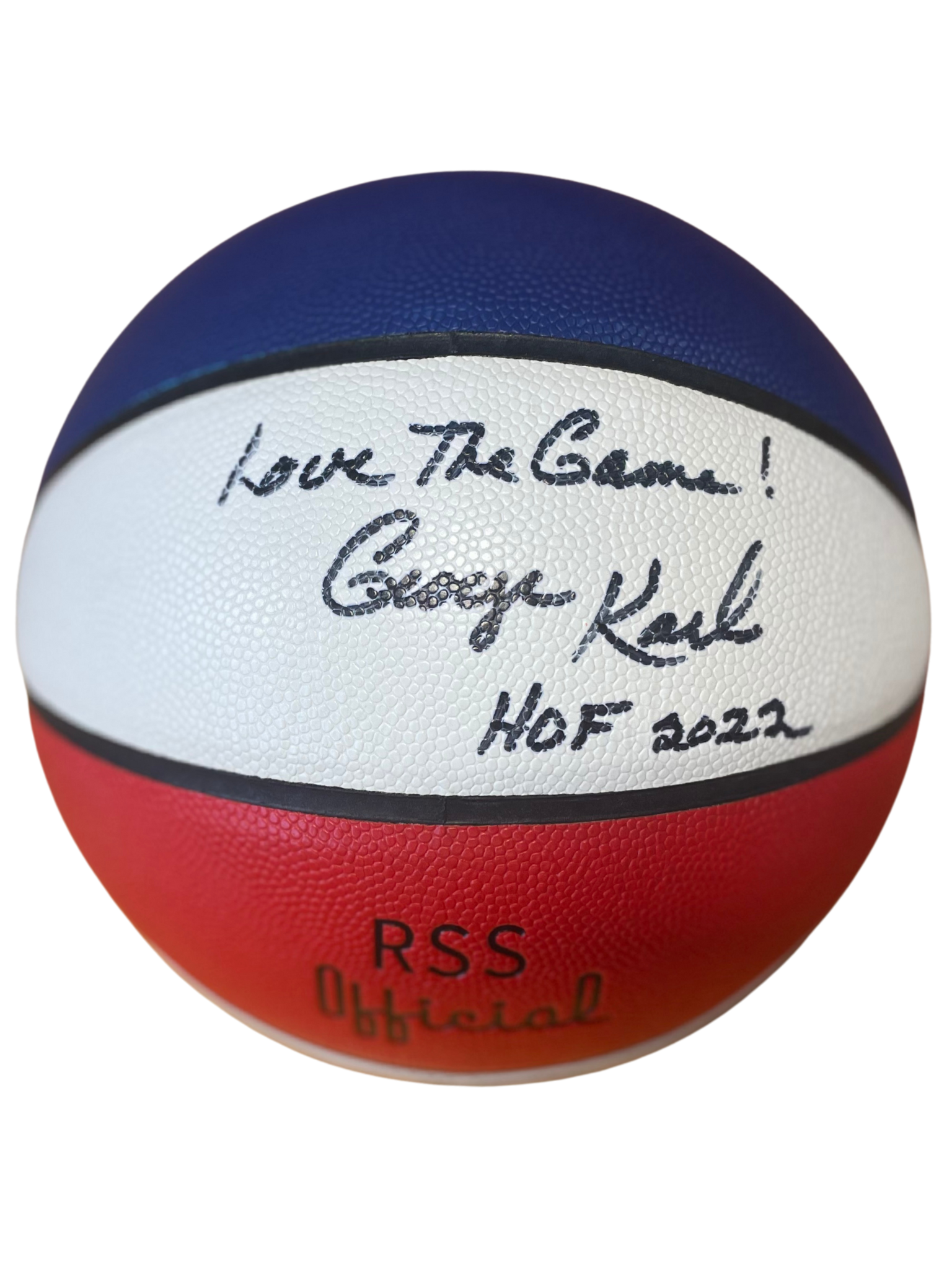 George Karl Autographed ABA Basketball