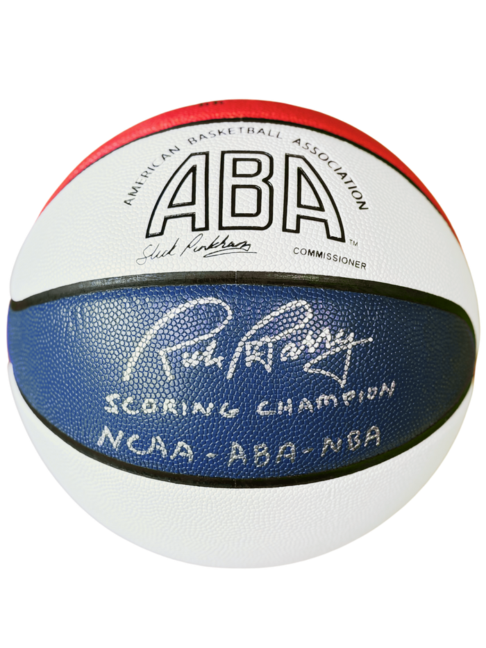 Rick Barry Autographed ABA Basketball